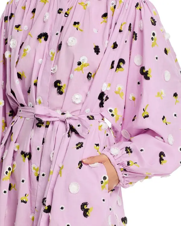 Essentiel Antwerp Embroidered Cotton Dress