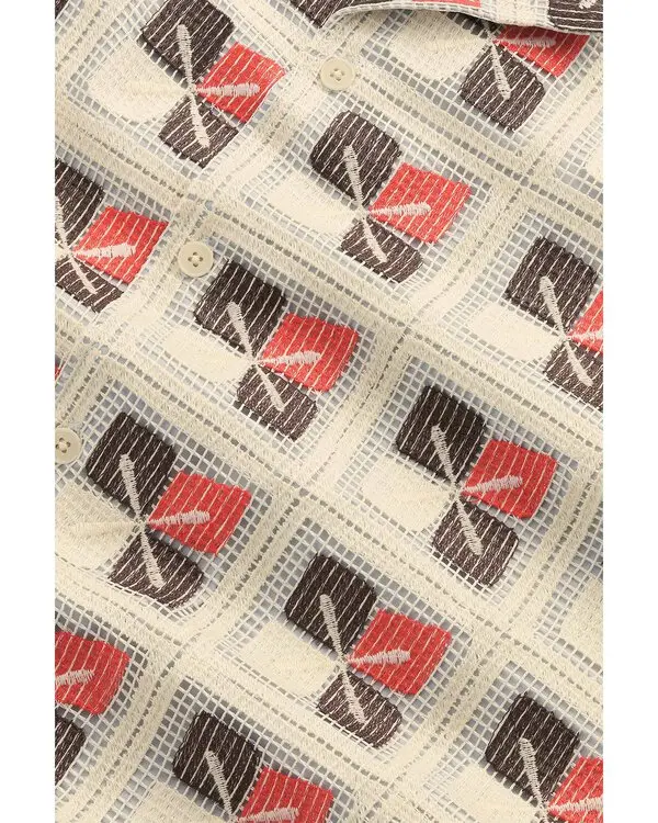 Nn07 Julio Patterned Shirt
