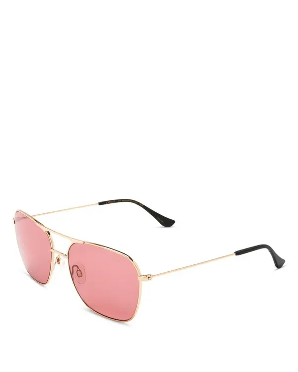 CADDIS Hooper Square Sunglasses, 52mm Exclusive - Pink