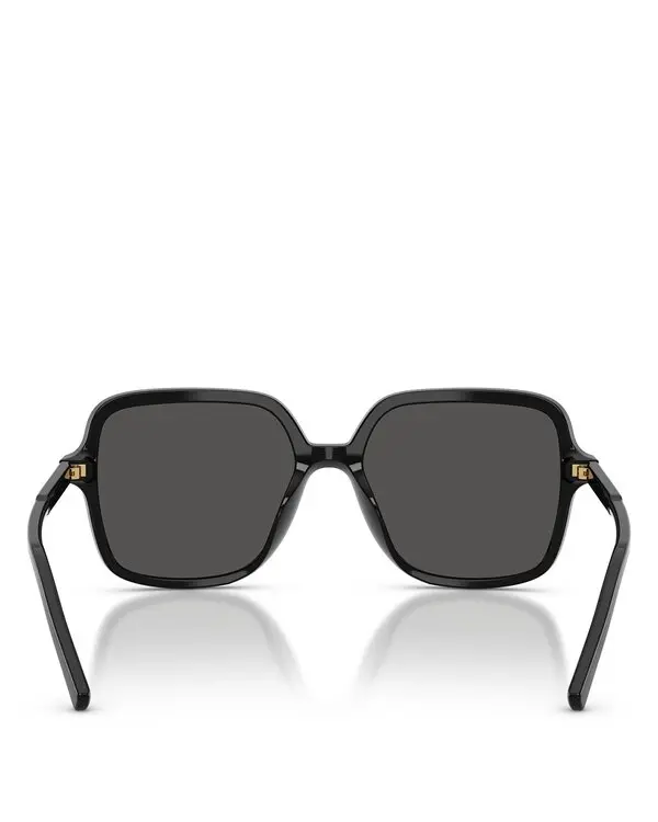 Dolce & Gabbana Square Sunglasses, 55mm - Black