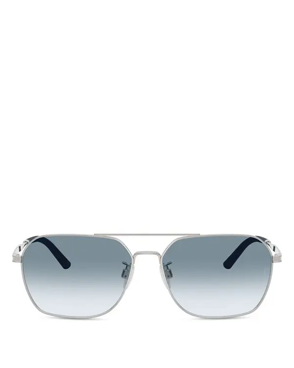 Oliver Spencer R-17 Aviator Sunglasses 58mm