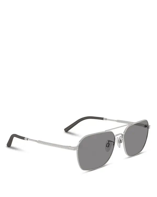 Oliver Spencer R-17 Aviator Sunglasses By - Silver