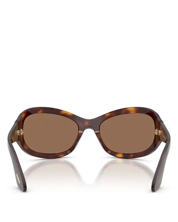 Khaite X Oliver Peoples Oval Sunglasses