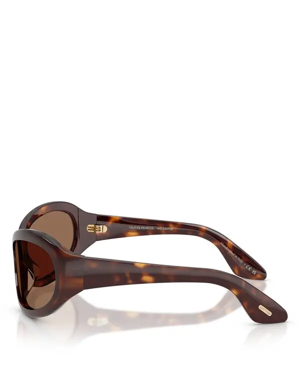 Khaite X Oliver Peoples Oval Sunglasses