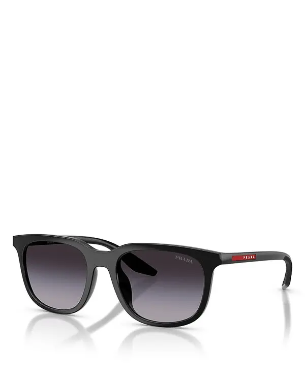 Prada Sport Linea Rossa Pillow Sunglasses - Black