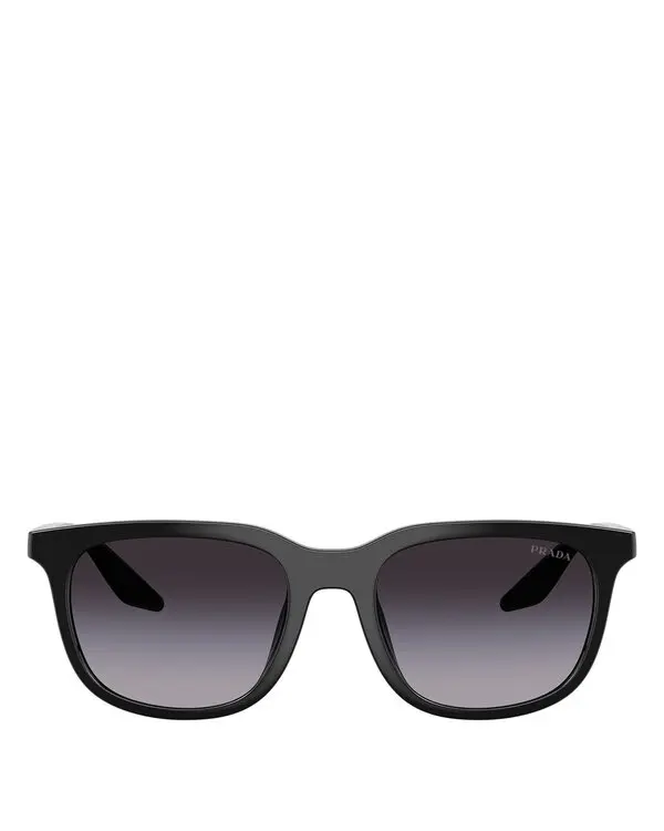 Prada Sport Linea Rossa Pillow Sunglasses - Black
