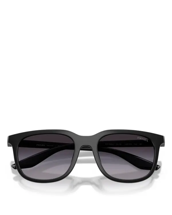 Prada Sport Linea Rossa Pillow Sunglasses - Black