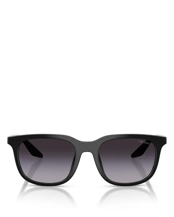 Prada Sport Linea Rossa Pillow Sunglasses - Black