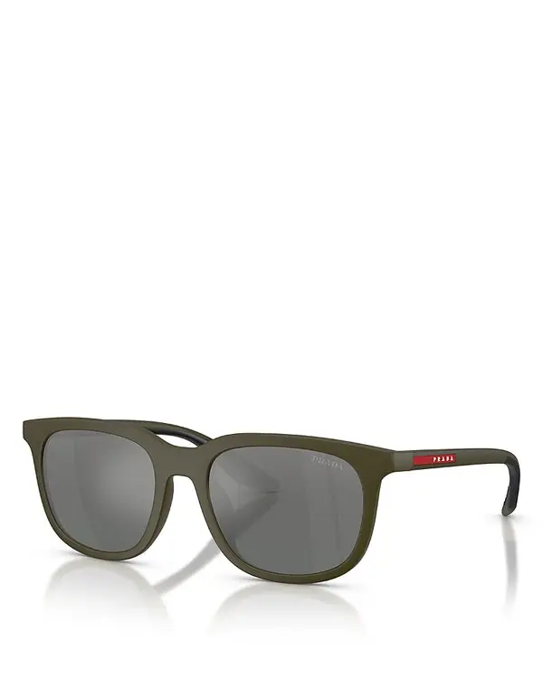 Prada Sport Linea Rossa Pillow Sunglasses - Matte Green