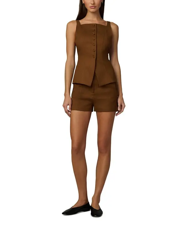 Joe's Jeans The Frankie Square Neck Vest - Chocolate