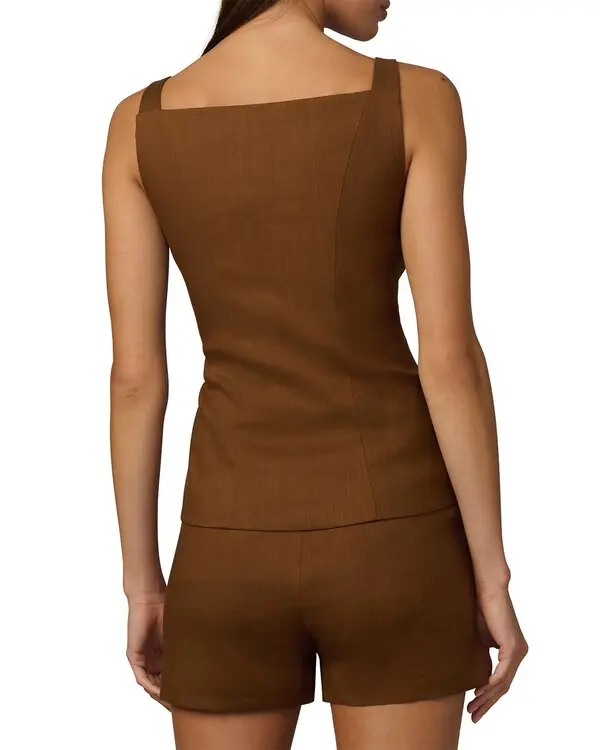 Joe's Jeans The Frankie Square Neck Vest - Chocolate