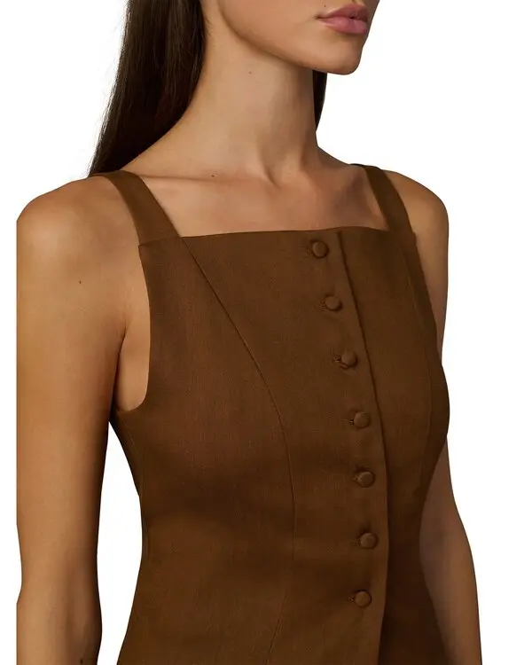 Joe's Jeans The Frankie Square Neck Vest - Chocolate