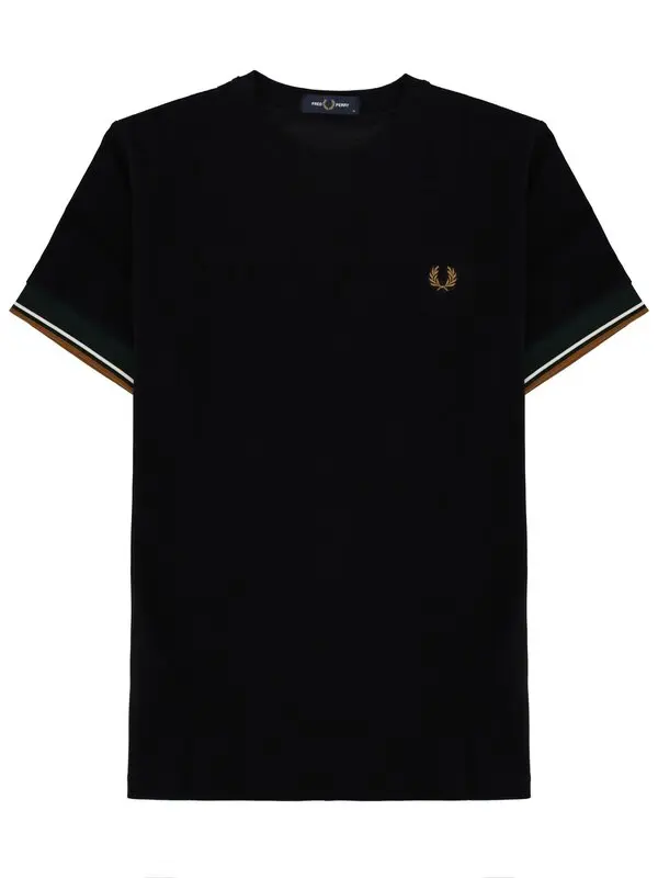 Fred Perry T-shirt With Logo - Black