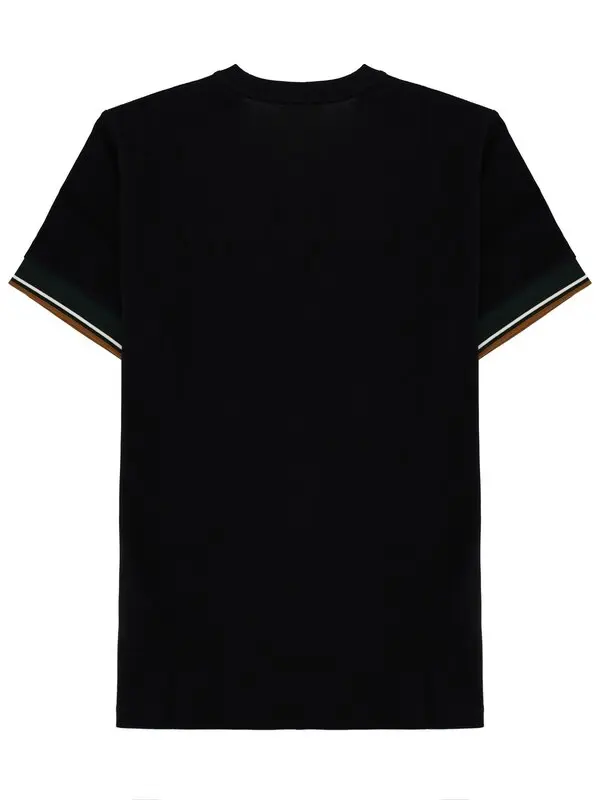 Fred Perry T-shirt With Logo - Black