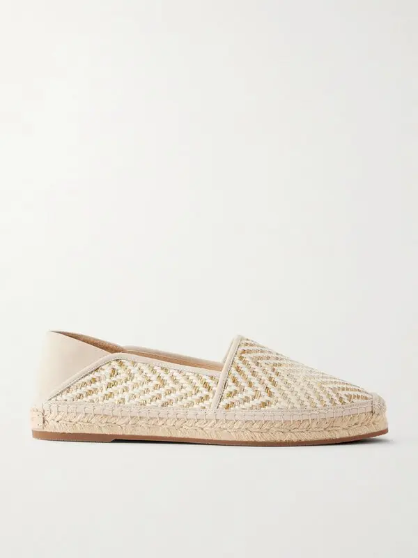 Manolo Blahnik Espadra Raffia Espadrilles