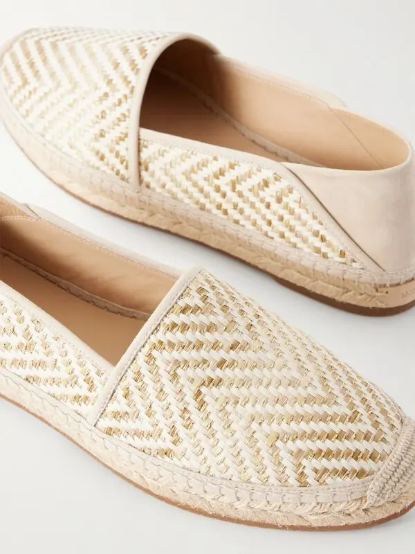 Manolo Blahnik Espadra Raffia Espadrilles