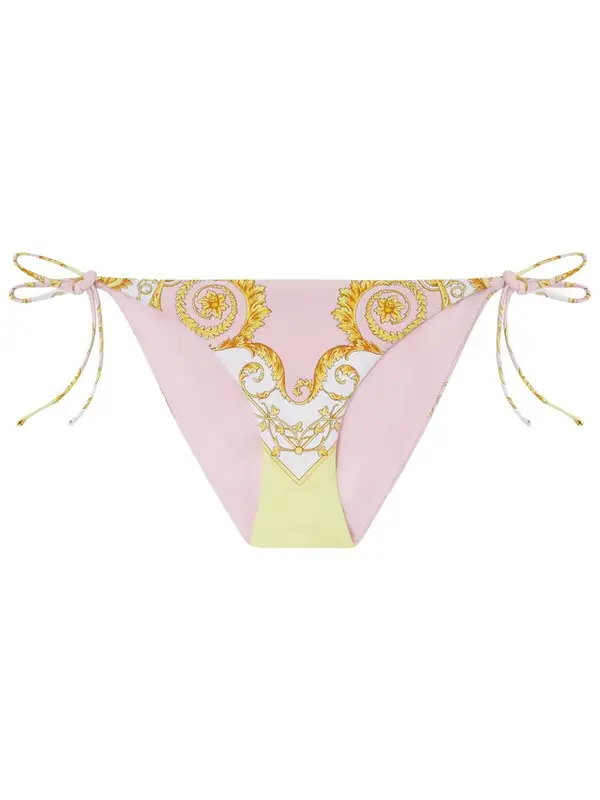 Versace Printed Bikini Bottom - Multicolour