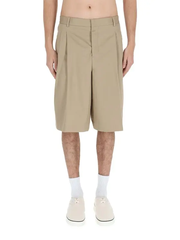 AMI Paris Shorts With Pleats