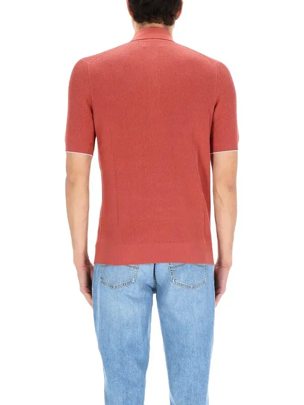 Brunello Cucinelli Cotton Polo - Red