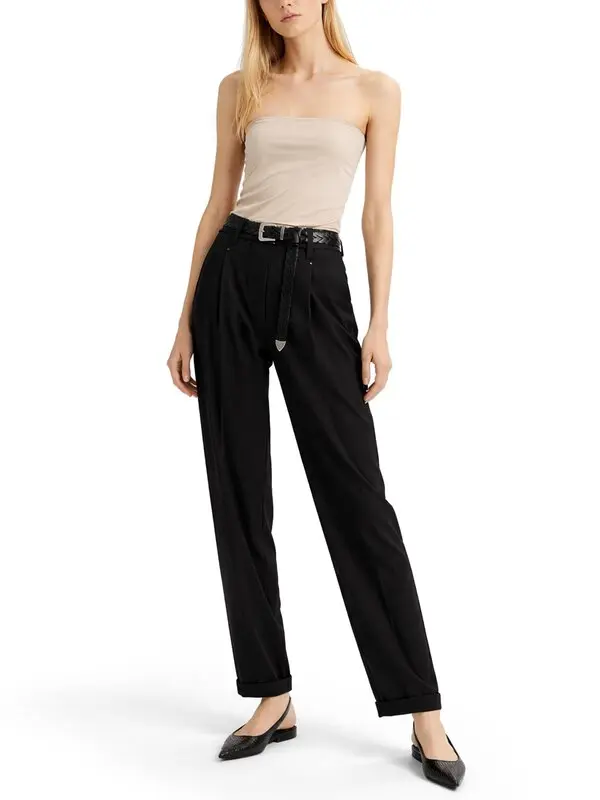 Brunello Cucinelli Cotton Pants - Black