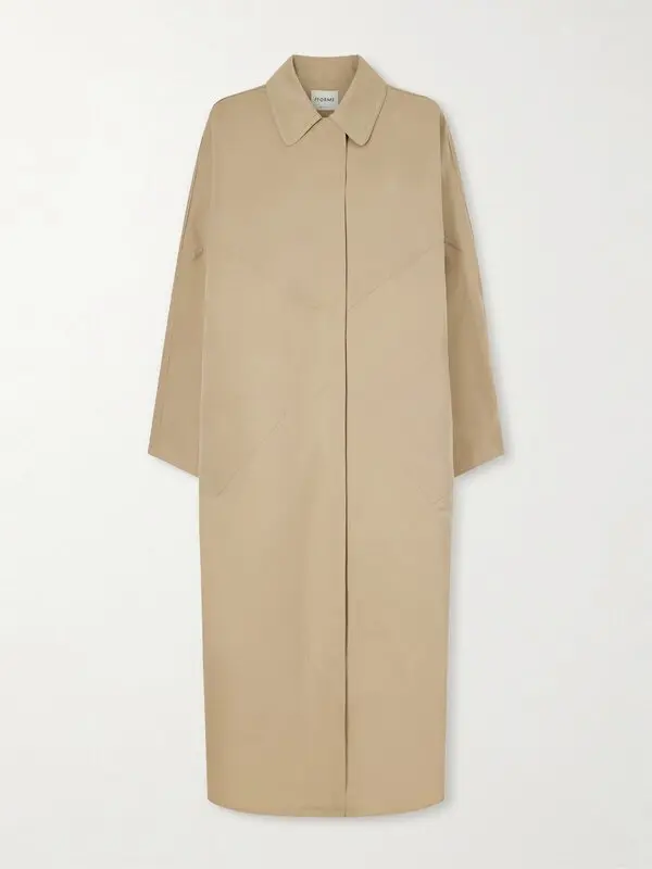 FFORME Vada Cotton-silk Faille Parka