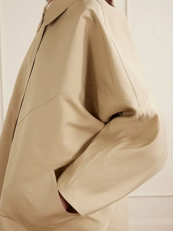 FFORME Vada Cotton-silk Faille Parka