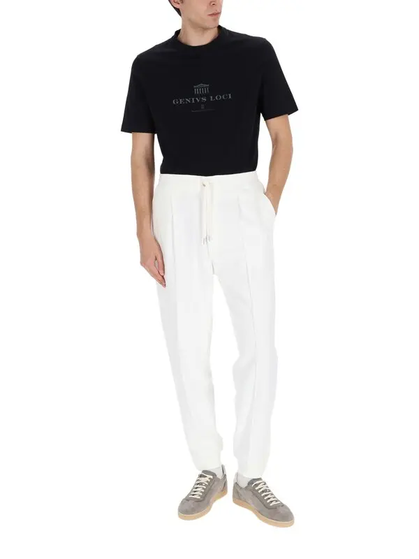 Brunello Cucinelli Cotton Jogger Pants - White