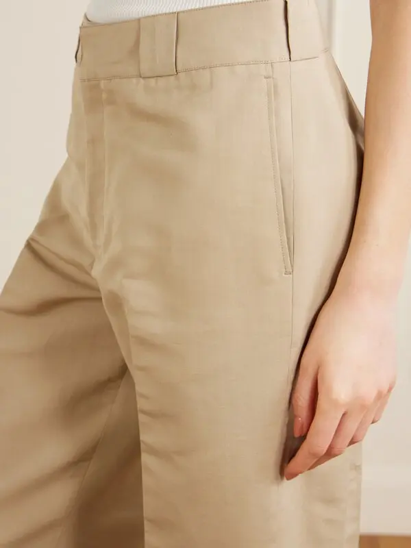 FFORME Nahla Cotton And Silk-blend Pants