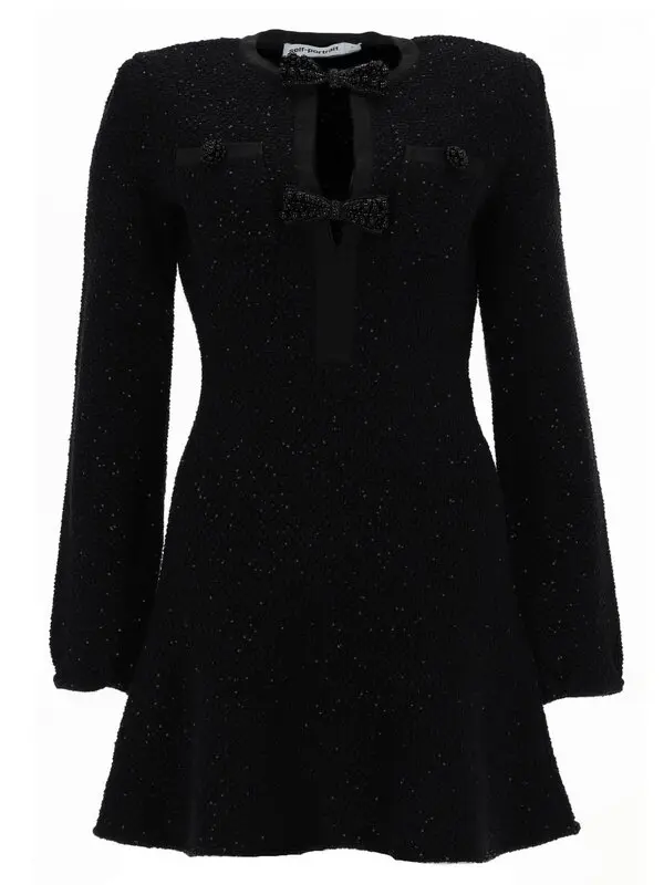 SELF-PORTRAIT Mini Dress With Cut-out