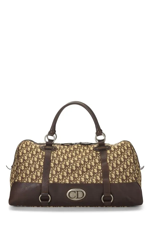 Dior Trotter Canvas Weekender - Brown