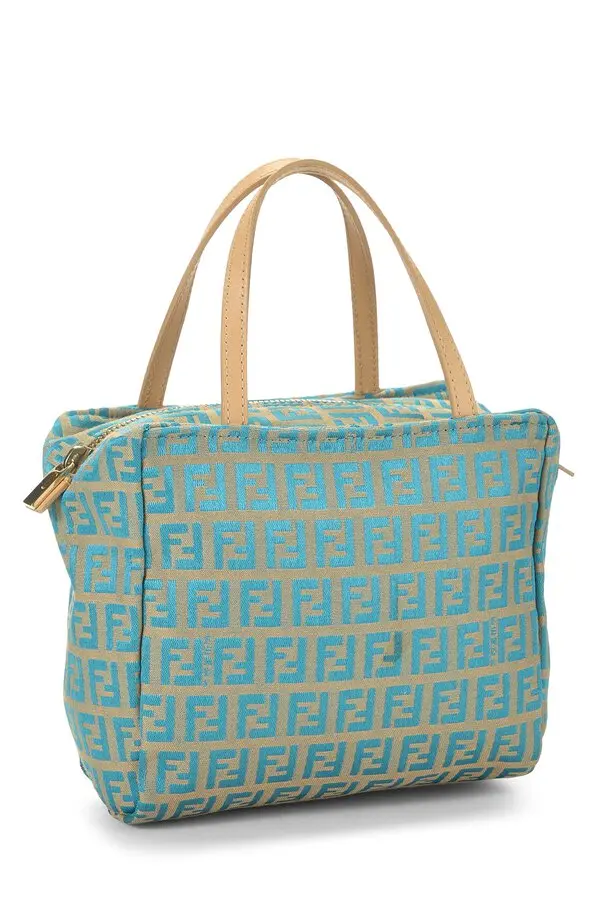 Fendi Zucchino Handbag - Blue