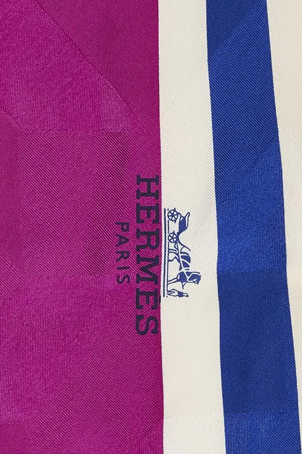 Hermès Multicolor Silk Triangle Scarf