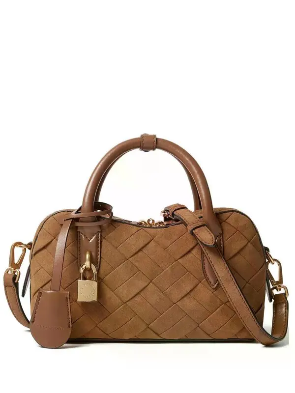 Stella McCartney Woven Padlock Shoulder Bag