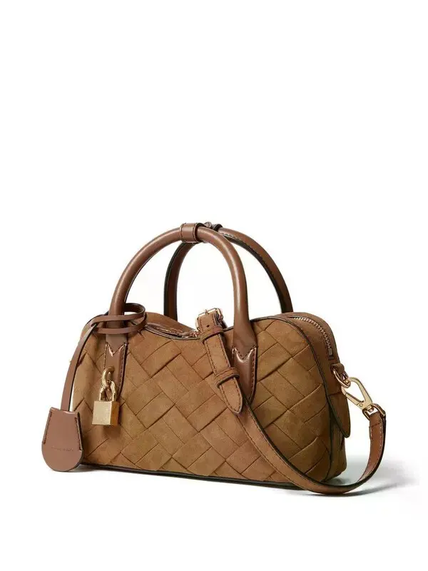 Stella McCartney Woven Padlock Shoulder Bag