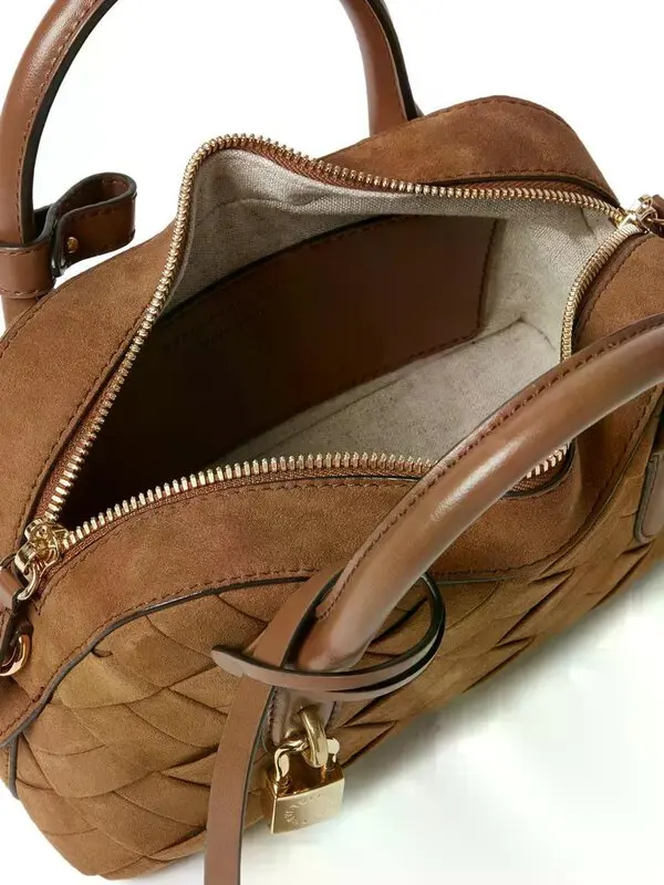 Stella McCartney Woven Padlock Shoulder Bag