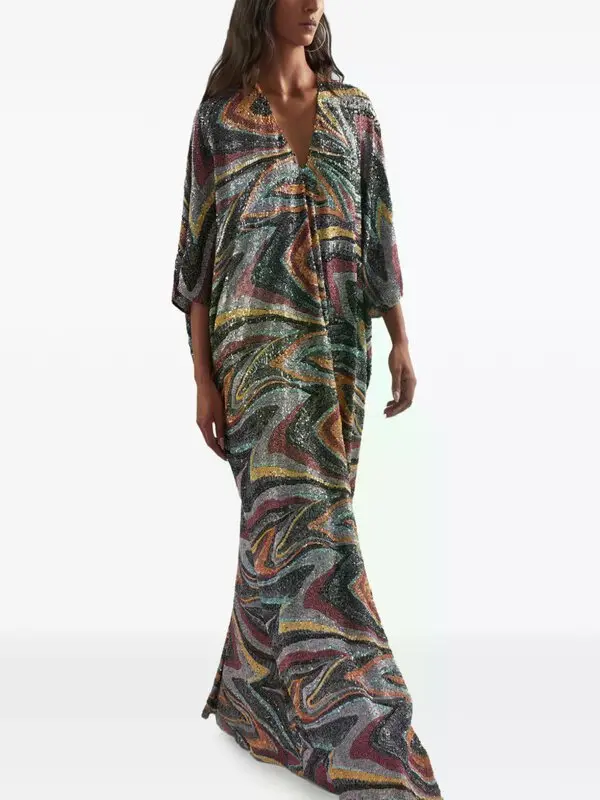 TALLER MARMO Gala Sequinned Maxi Dress