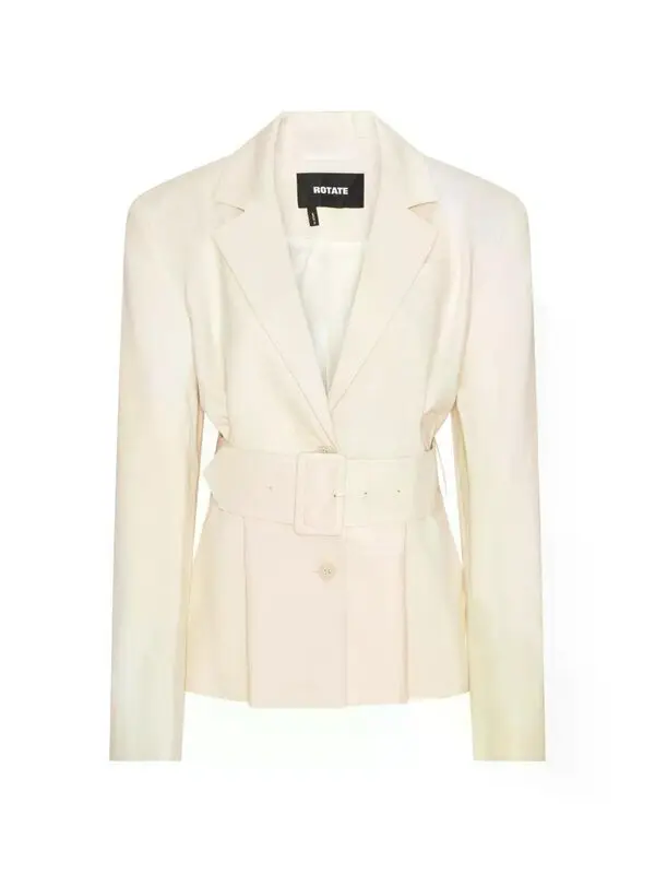 ROTATE BY BIRGER CHRISTENSEN Belted Blazer - Neutrals
