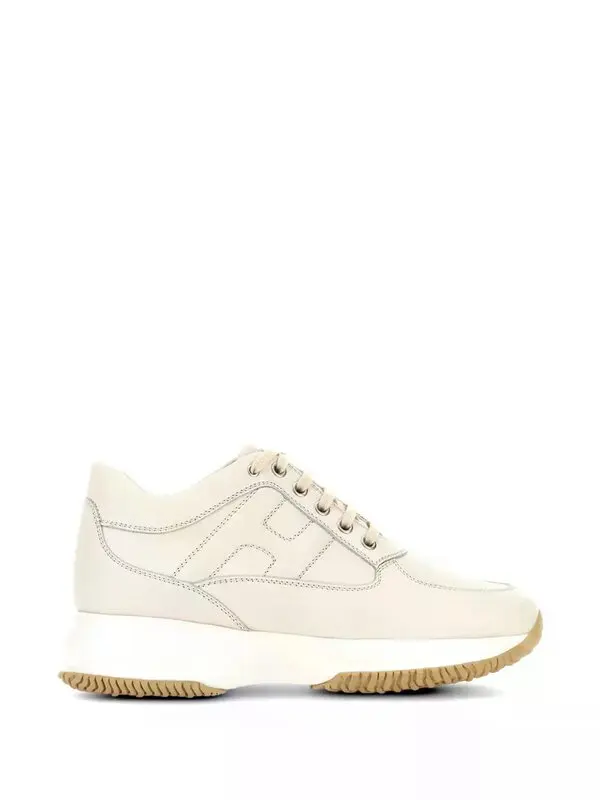 Hogan Interactive Logo-panel Sneakers - Neutrals