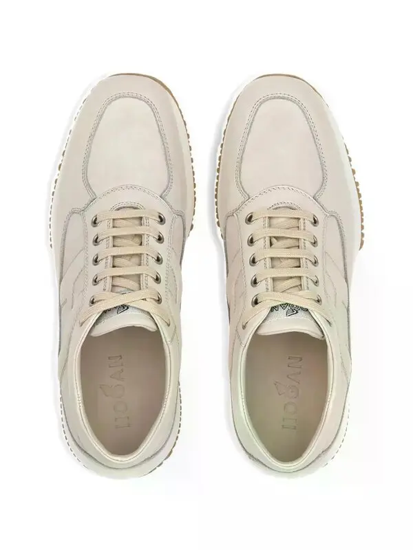 Hogan Interactive Logo-panel Sneakers - Neutrals