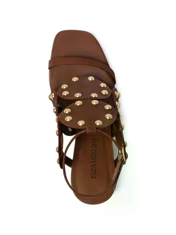 Bernardo New Moon Studded Heeled Sandals