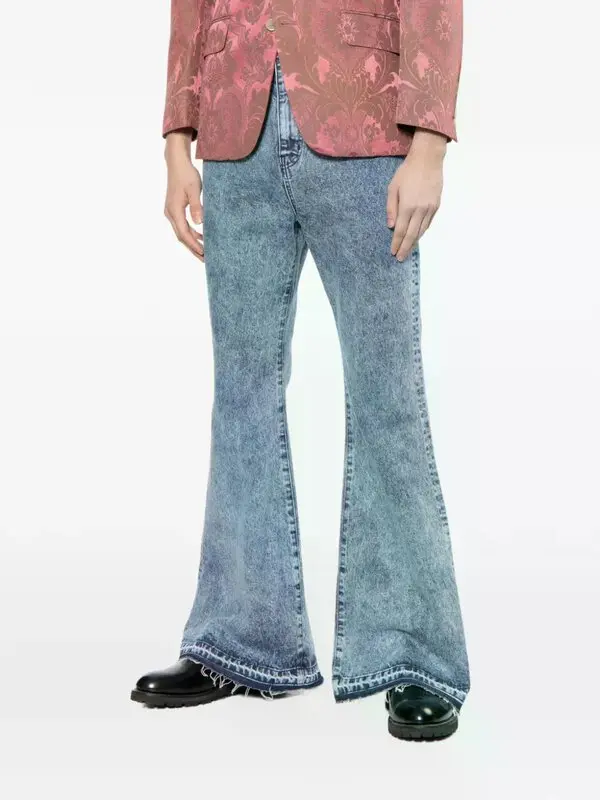 Junya Watanabe Frayed-hem Jeans