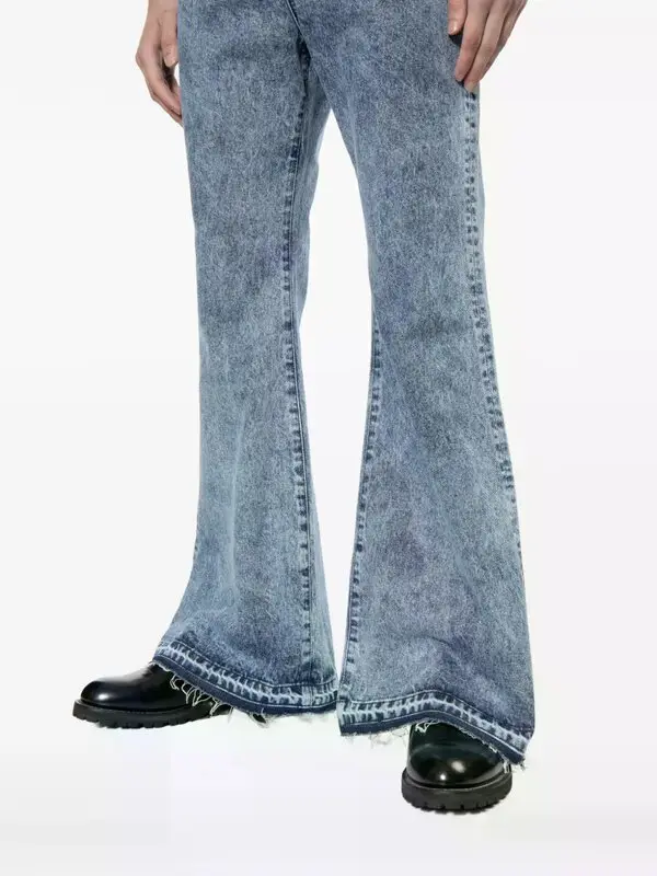 Junya Watanabe Frayed-hem Jeans