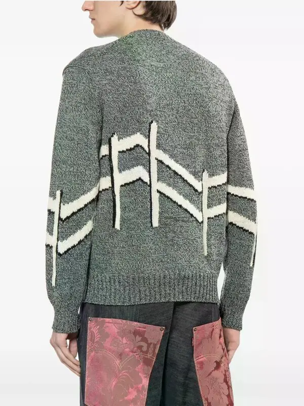 Junya Watanabe Cow-appliqué Cardigan