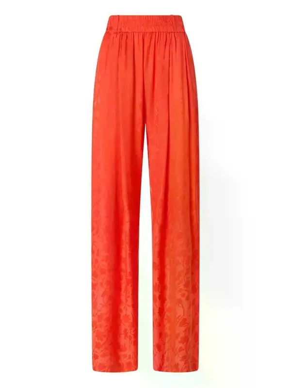 Pinko Floral-pattern Straight Trousers