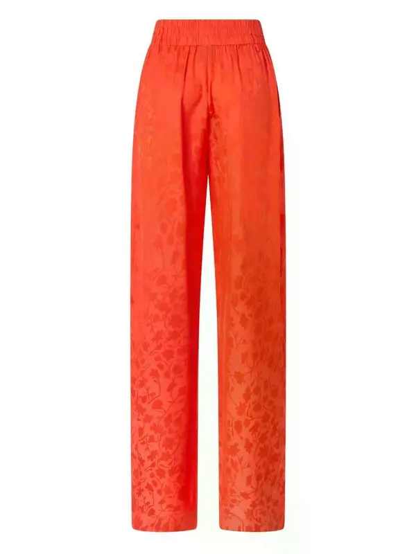Pinko Floral-pattern Straight Trousers