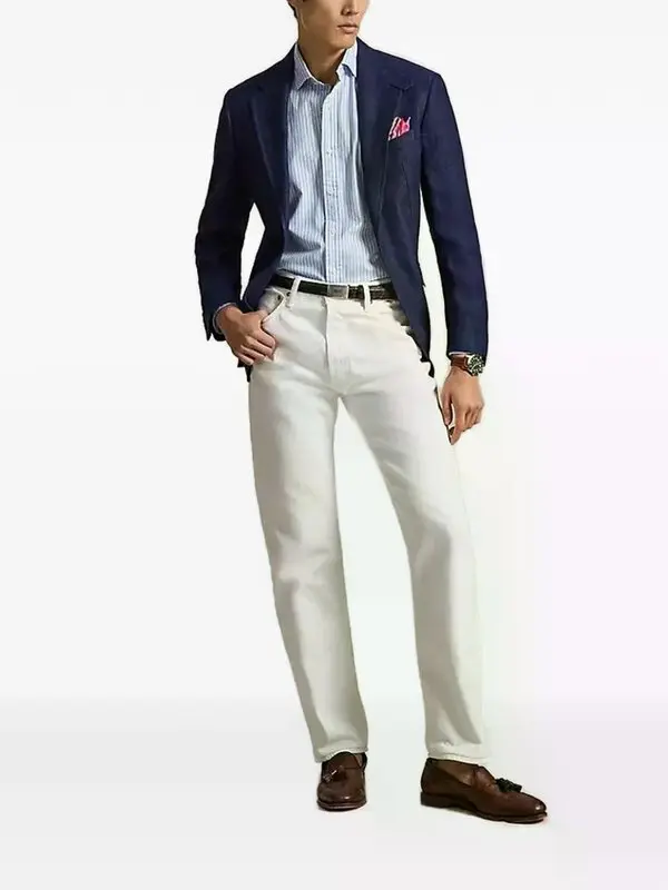 Polo Ralph Lauren Striped Long-sleeve Shirt - Blue