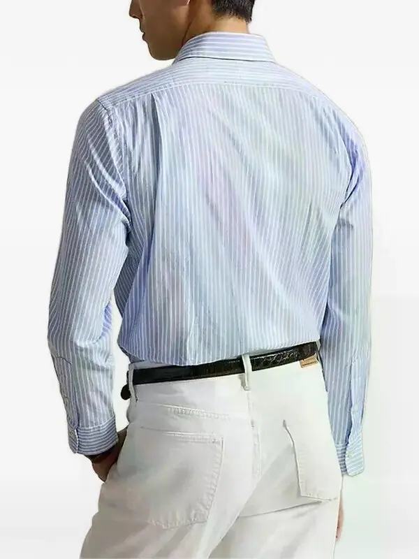 Polo Ralph Lauren Striped Long-sleeve Shirt - Blue