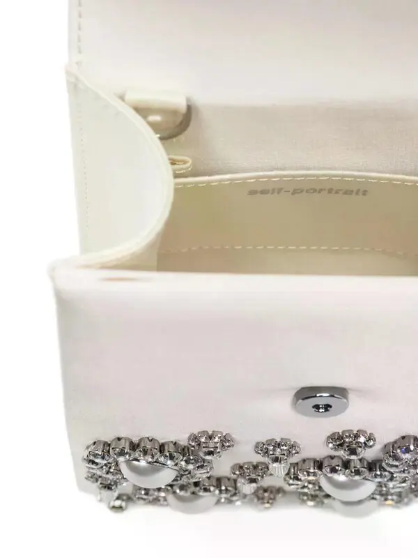 SELF-PORTRAIT Bow-embellished Tote Bag