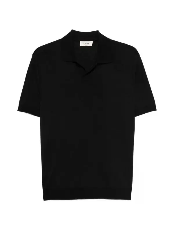 Altea V-neck T-shirt - Black