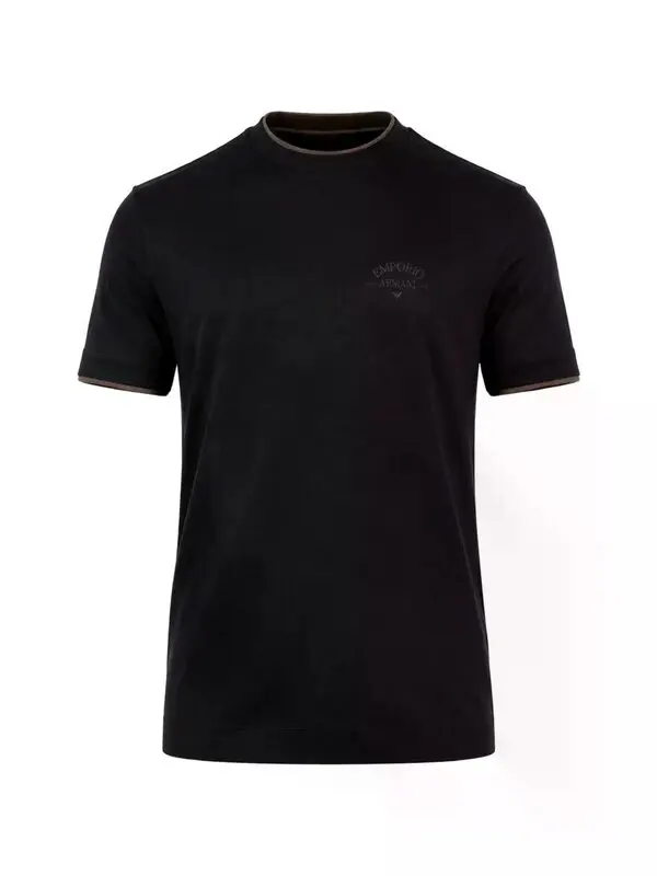 Emporio Armani Logo-detail T-shirt - Black